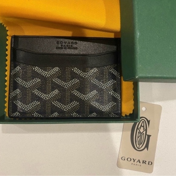 Goyard | Accessories | Goyard Black Card Holder | Poshmark